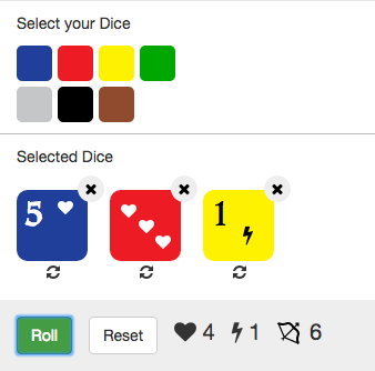 Descent 2nd Edition Dice